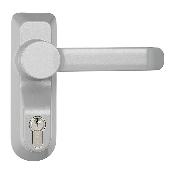 Briton 1413.LE Outside Access Device Lever (Silver) | Safe Fire Direct