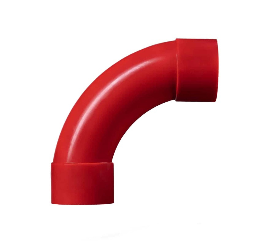 WAGNER Red 25mm 90º Swept Bend (Pack of 10) (01-10-9276)