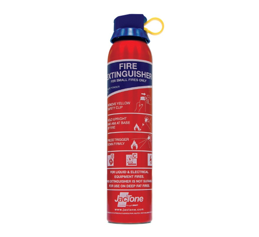 Jactone 600g BC Powder Aerosol Fire Extinguisher (Red)