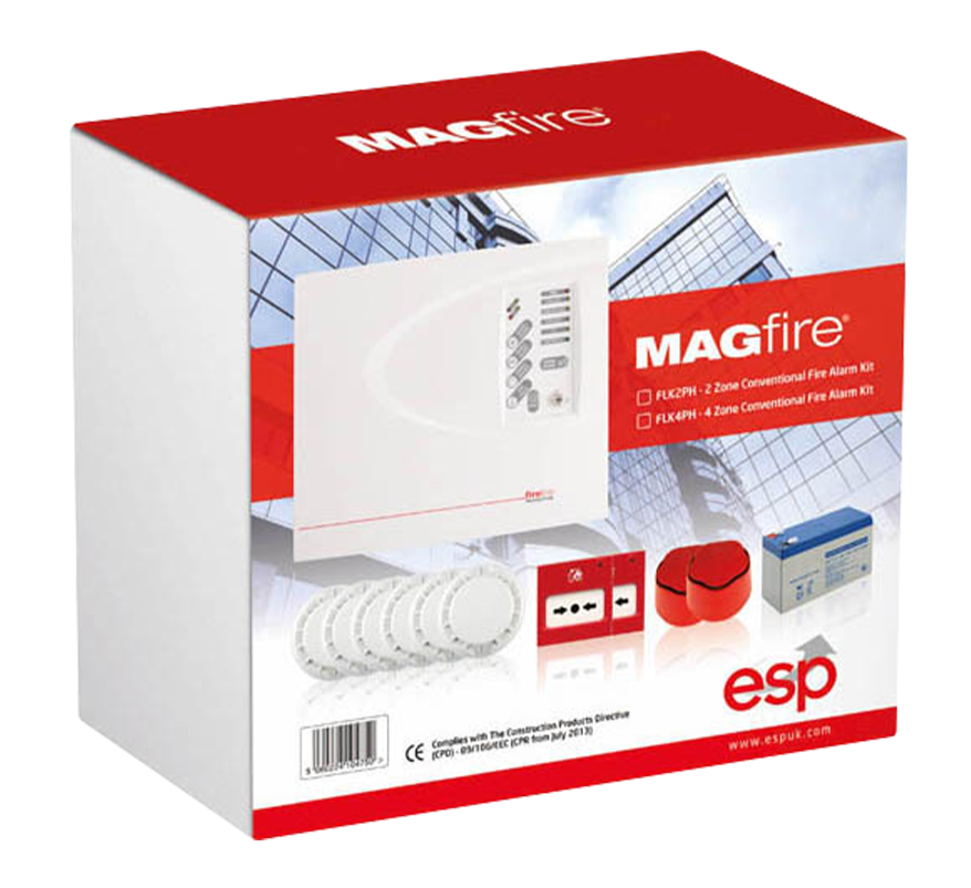ESP MAGfire 2 Zone Conventional Fire Alarm Kit (FLK2P)