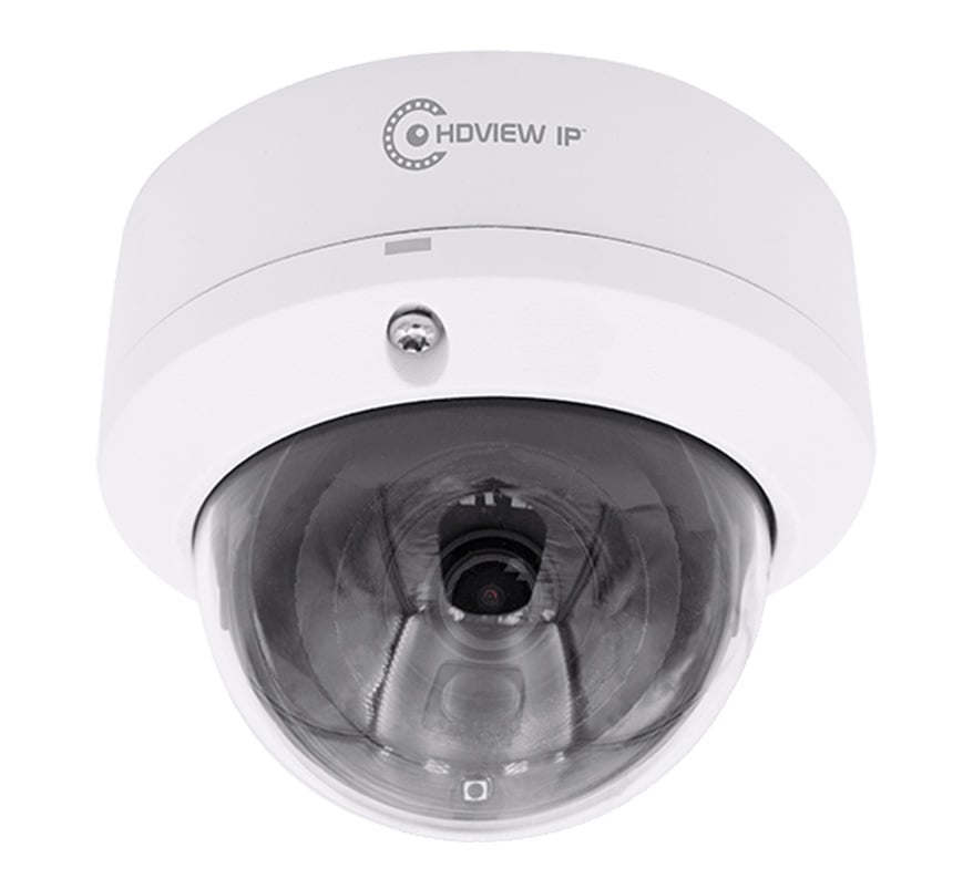 ESP HDview IP 5MP 2.8mm Fixed Lens Vandal Resistant Dome Camera White ...