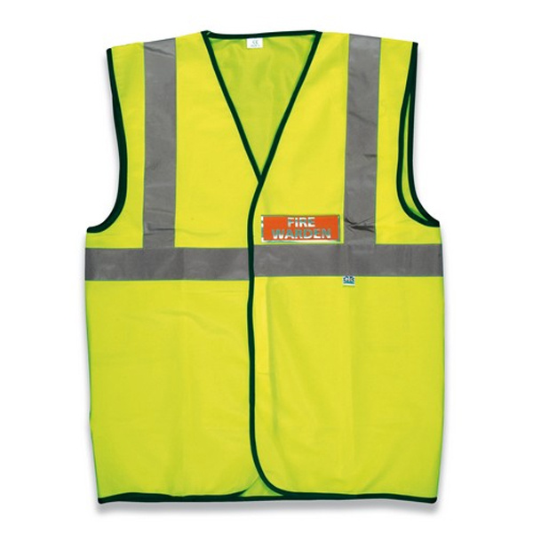 Fire Warden High Visibility Waistcoats | Safe Fire Direct
