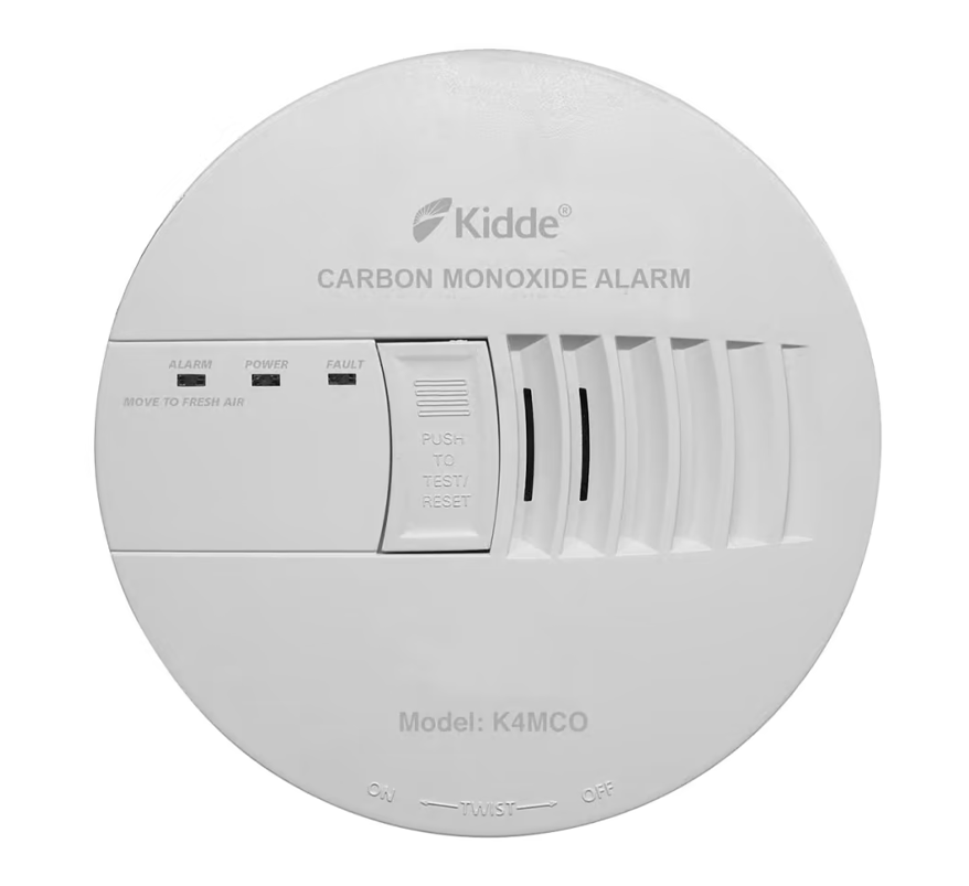 Kidde K4MCO Mains Powered Carbon Monoxide Alarm