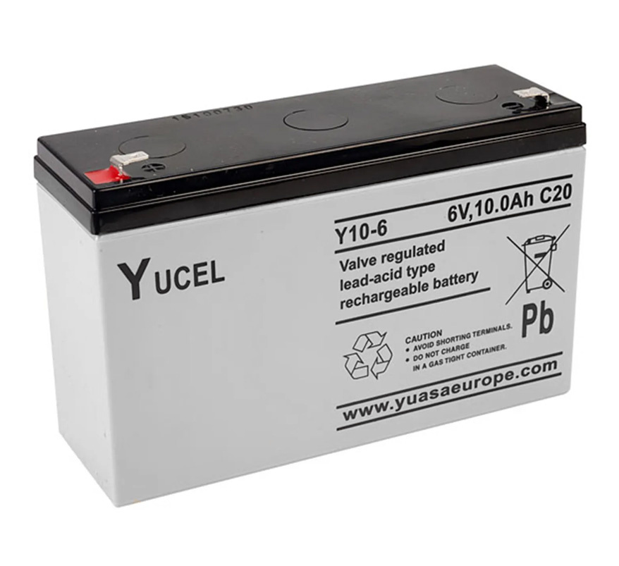Yuasa Y10-6 Yuvolt 6v 10Ah Sealed Lead Acid Battery