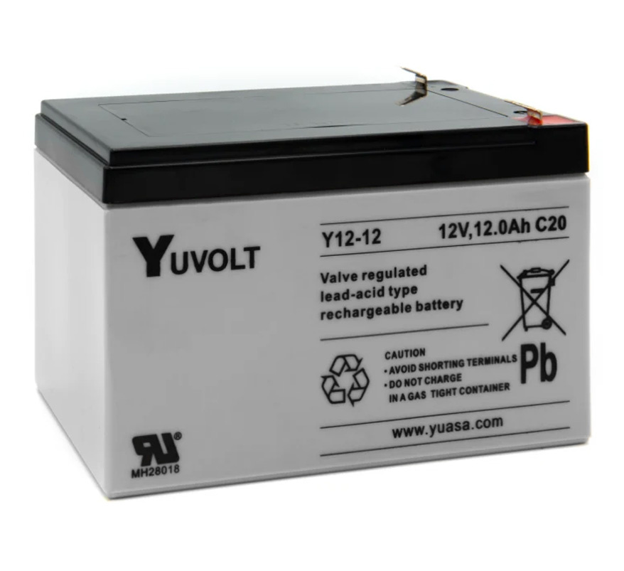 Yuasa Y12-12 Yuvolt 12v 12Ah Sealed Lead Acid Battery