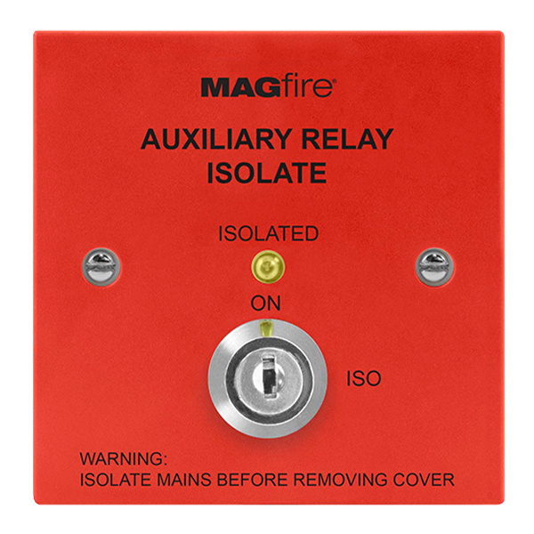 ESP MAGfire Auxiliary Isolator Relay Switch - Red | Safe Fire Direct