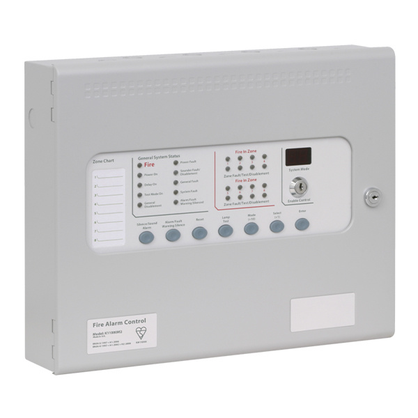 Kentec Sigma CP 8 Zone Conventional Fire Alarm Panel (KL11080M2) | Safe ...