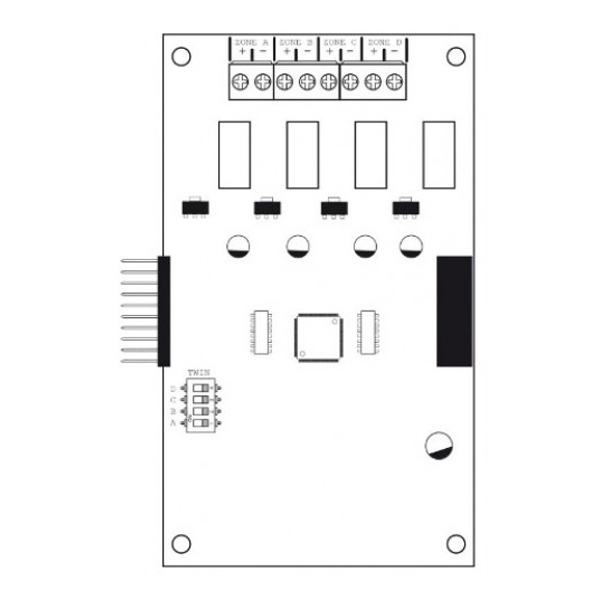 Advanced QuickZone XL - 4 Zone Expander Card (QZXL-ZEC) | Safe Fire Direct