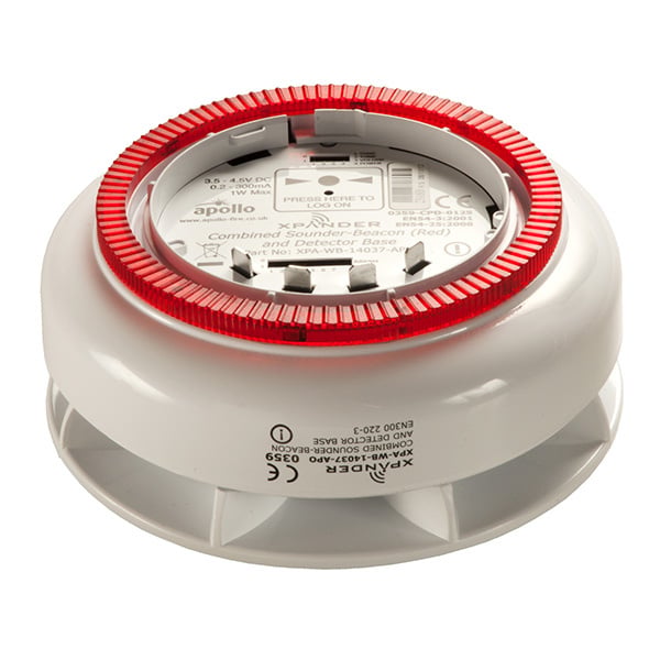 Apollo XPander Combined Sounder Beacon Base (Red)