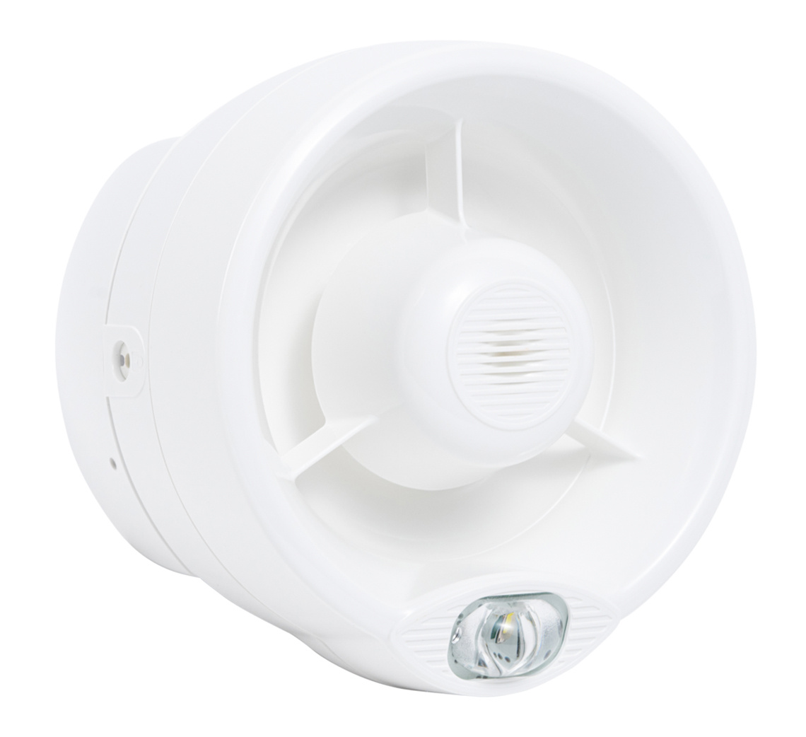 Apollo REACH Open-Area Wall Sounder VAD - White (White LED)