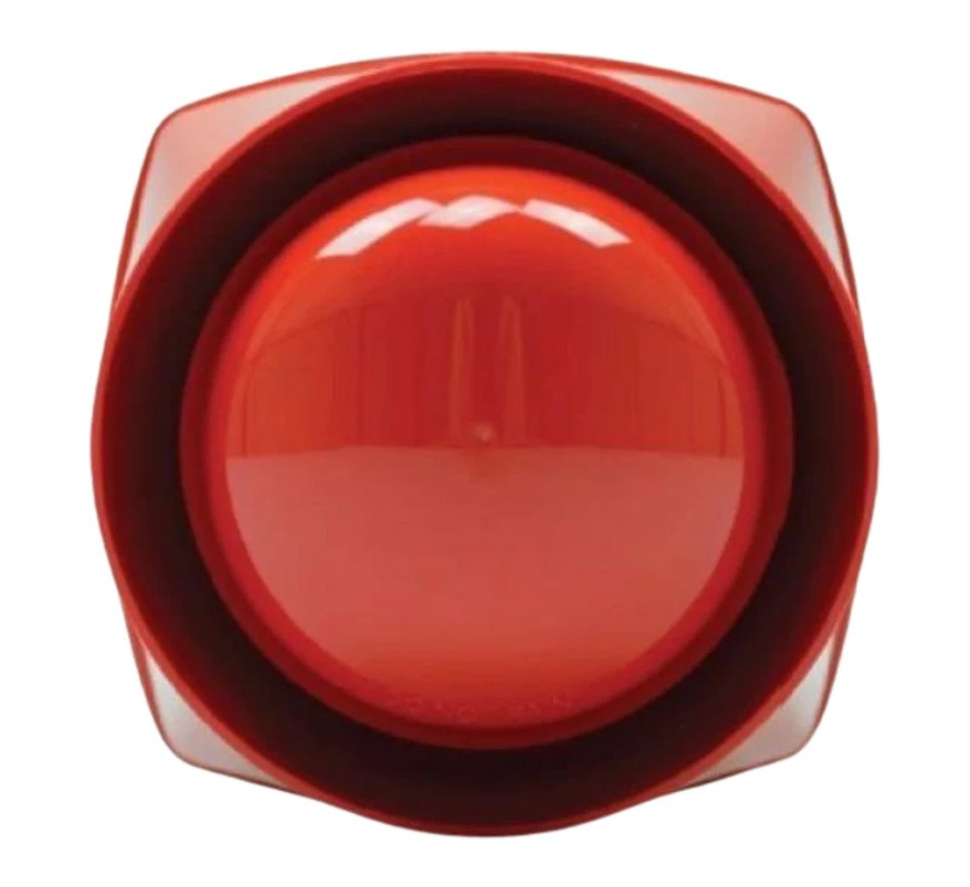 GENT S3-S-R S-Cubed Addressable Wall Sounder (Red)