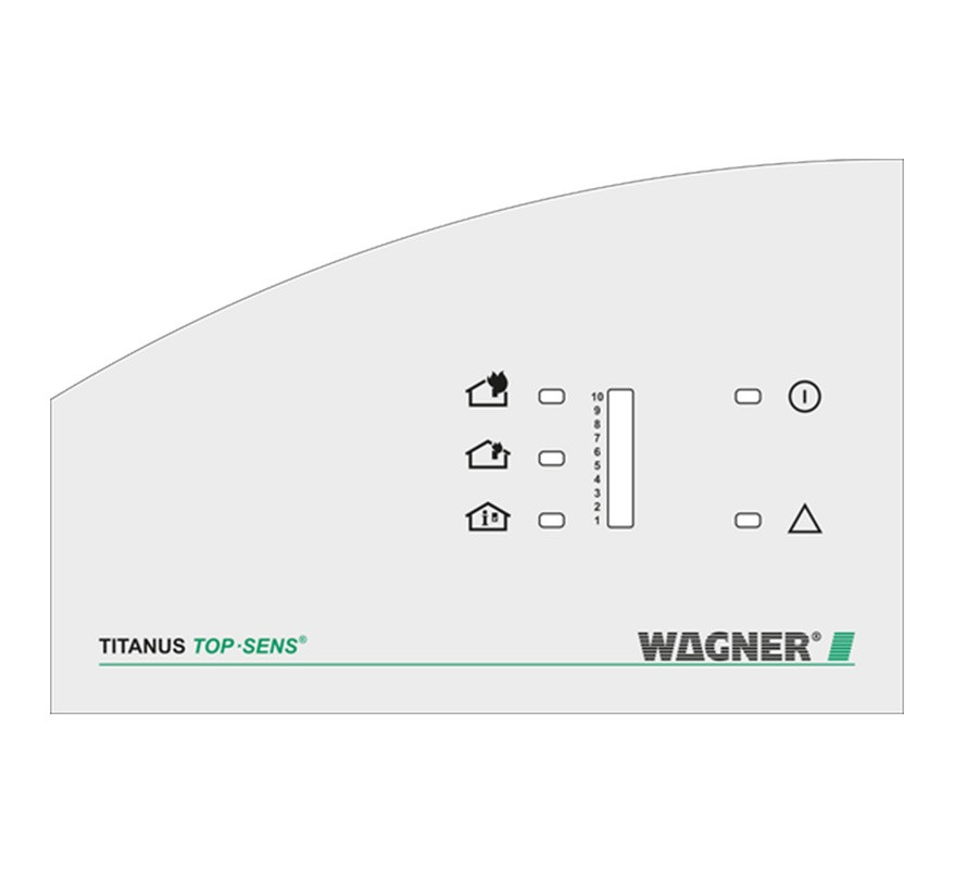 WAGNER Front Film for 1 Detector (3 Alarms) (AD-10-1205)