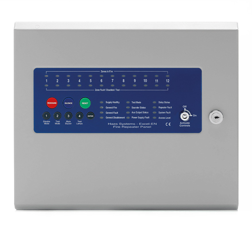 HAES XLEN-R-12 Esento 12 Zone Conventional Repeater Panel